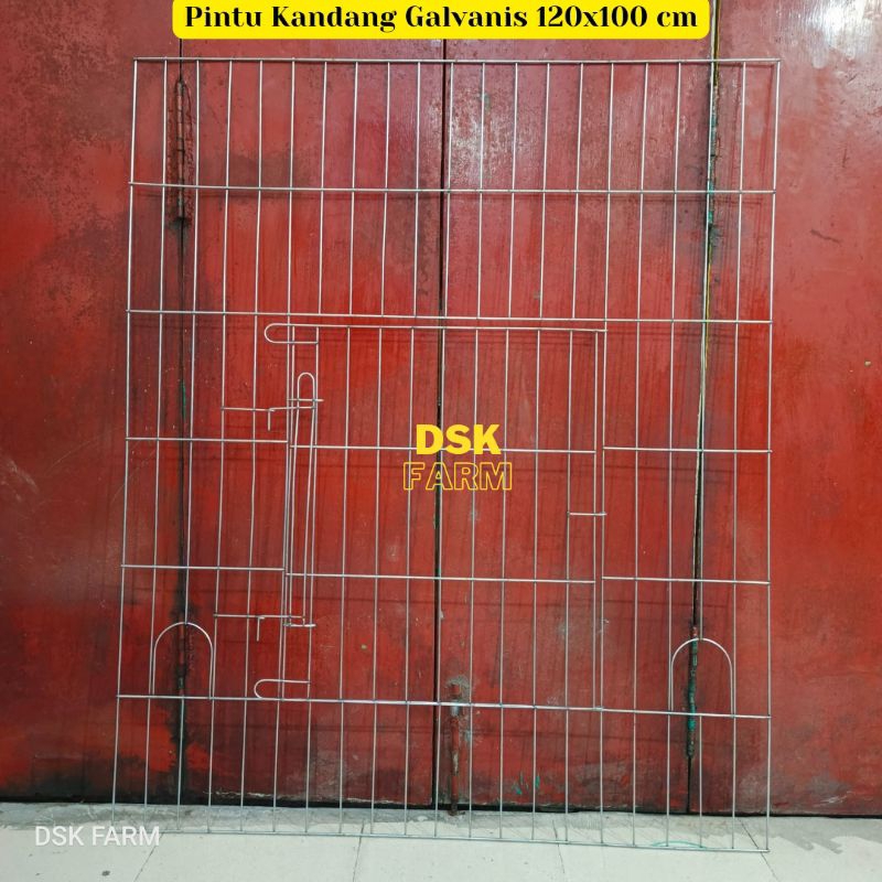 Jual Pintu Kandang Galvanis 100x120 cm (Free extra packing full kardus ...