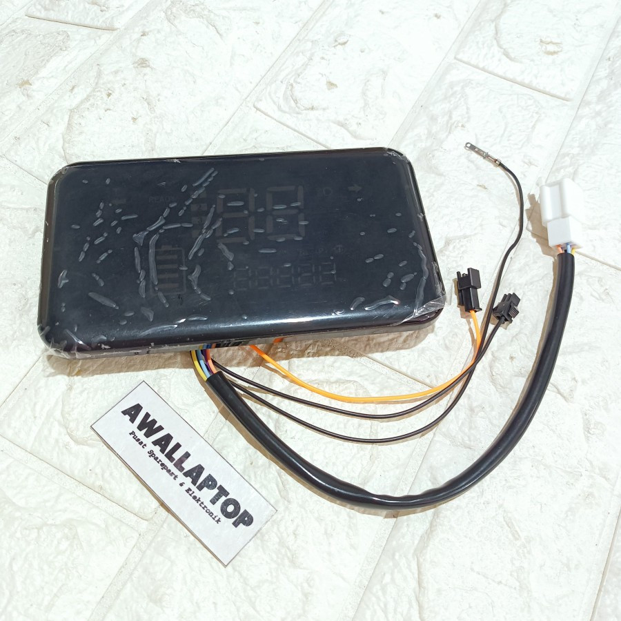 Jual digital speedometer speedo meter motor listrik universal LED molis ...