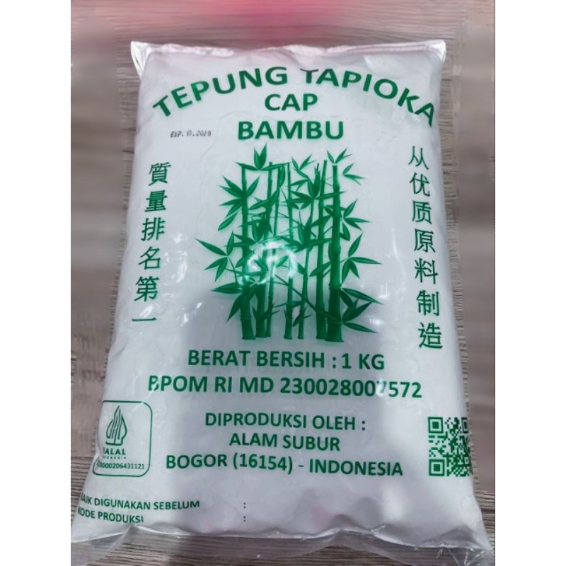 Jual Tapioka Cap Bambu Berat Bersih 1 KG | Shopee Indonesia