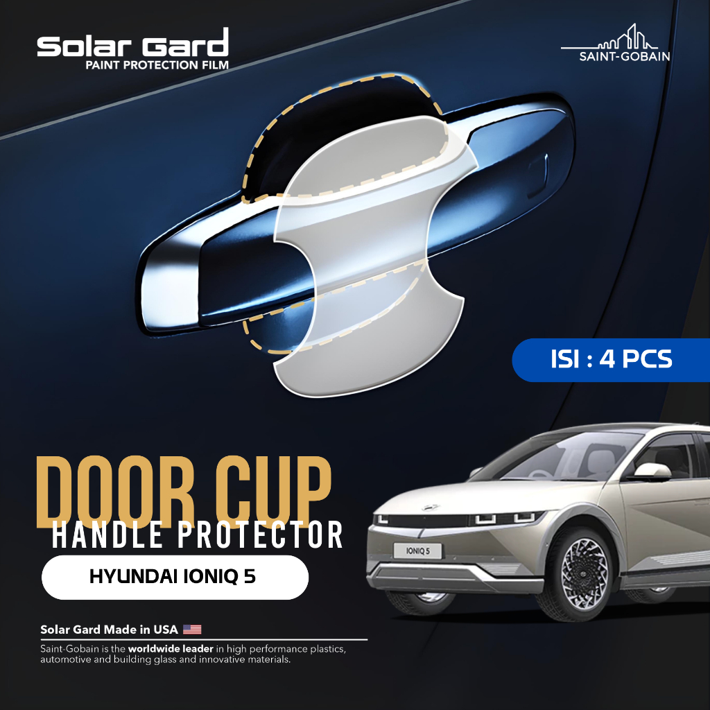 Jual SolarGard PPF DOORCUP HYUNDAI IONIQ 5 / Pelindung Door Handle ...