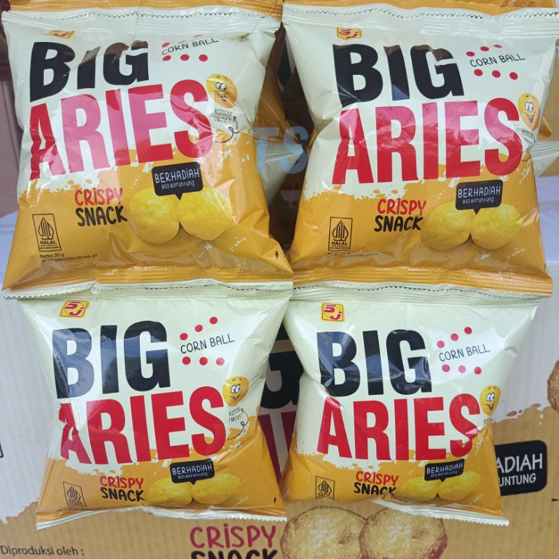 Jual Big Aries Snack Berhadiah ( Harga per 5 Pcs ) | Shopee Indonesia