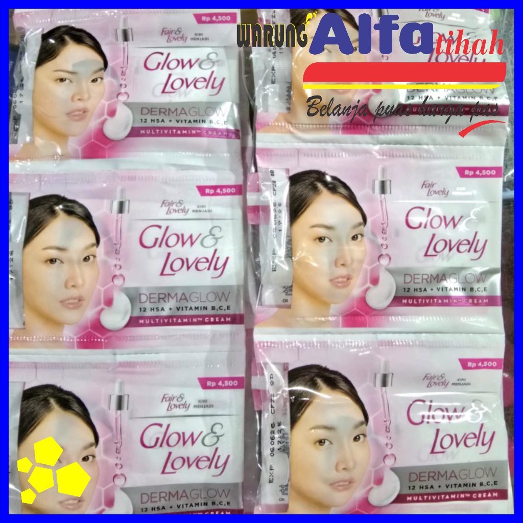 Jual glow & lovely multivitamin cream sachet | Shopee Indonesia