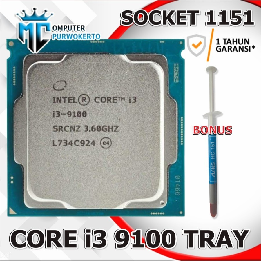 Jual Prosesor / Processor Intel Core i3 9100 Socket LGA 1151 Gen 9 Coffe Lake | Shopee Indonesia