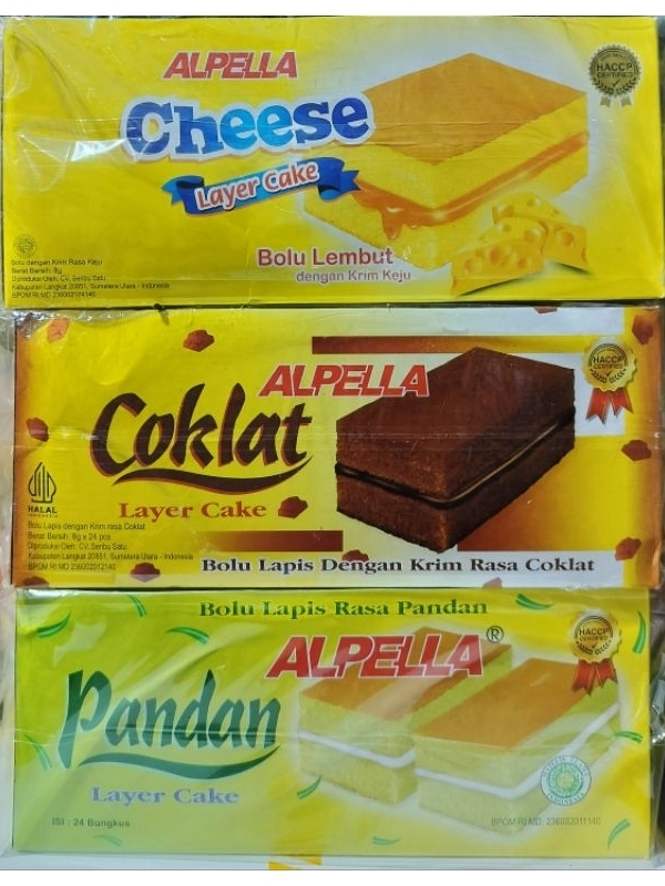 Jual Bolu ALPELLA / CINTA Aneka Rasa ( isi 24 pcs ) | Shopee Indonesia