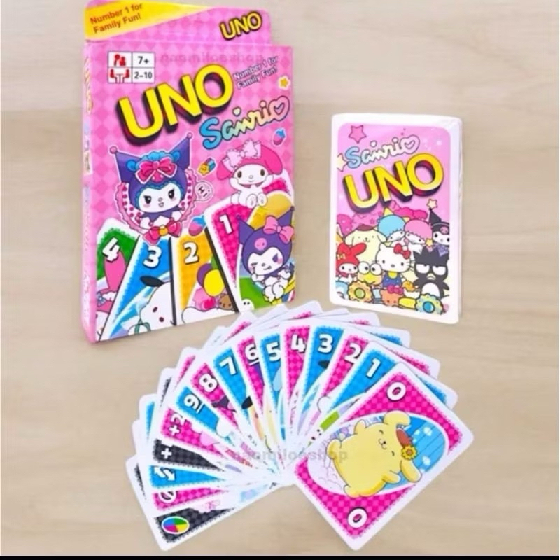 Jual Uno Card Game Family labubu & Sanrio, Kartu Mainan untuk Keluarga ...