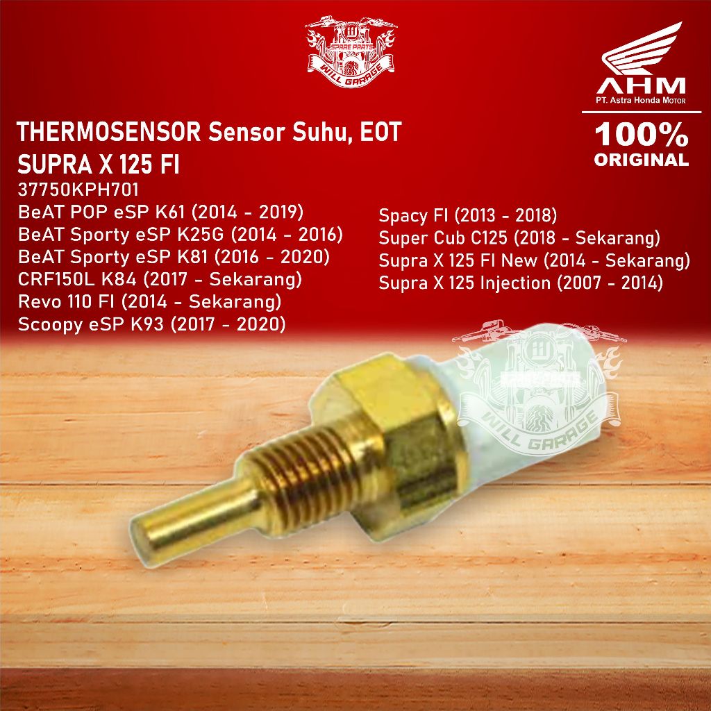 Jual THERMOSENSOR / Sensor Suhu / EOT / SUPRA X 125 FI / BEAT POP ...