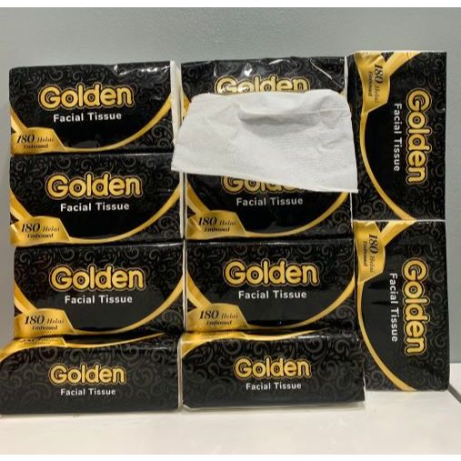 Jual ISI {10PACK} Tissue Golden EMBOSSED - Tissue Golden EMBOSSED ...
