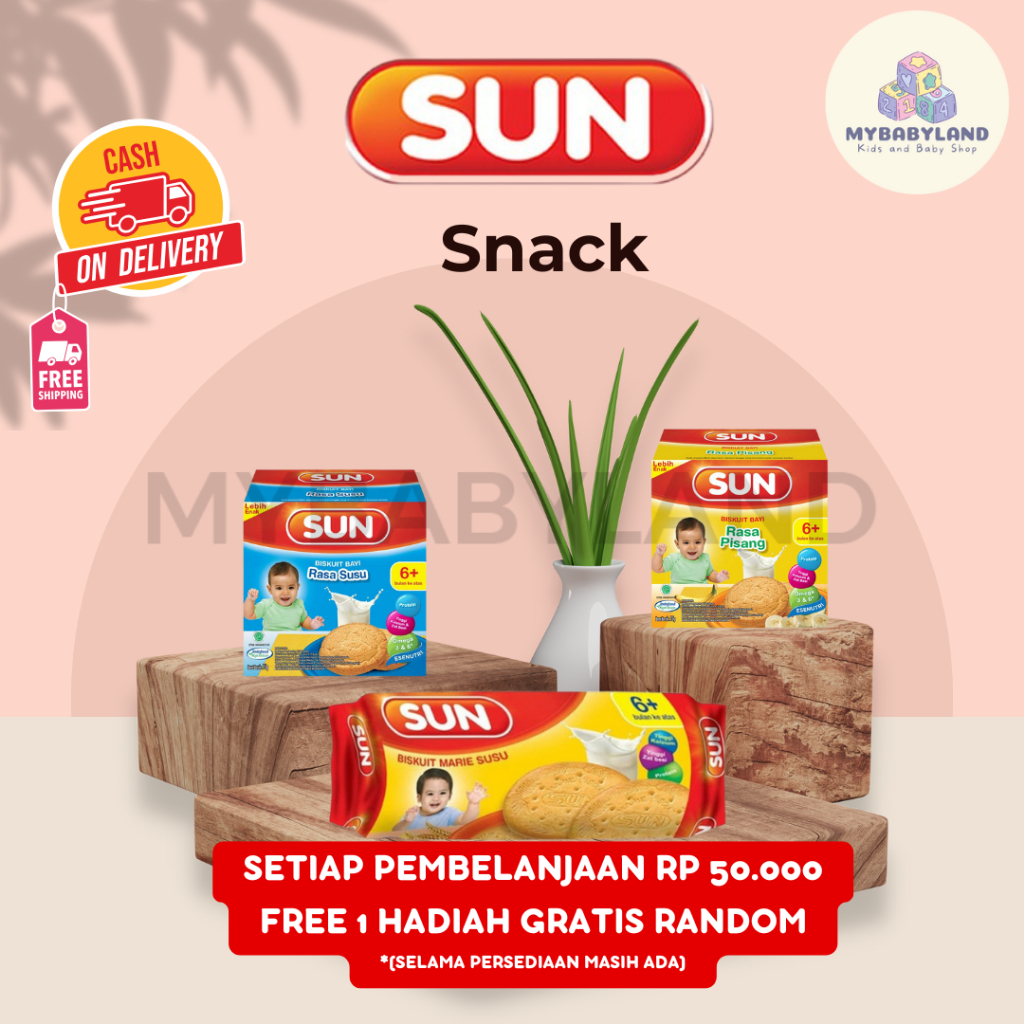Jual SUN Snack Bayi | Sun Marie Biskuit | Sun Rusk Susu | SUN Biskuit ...