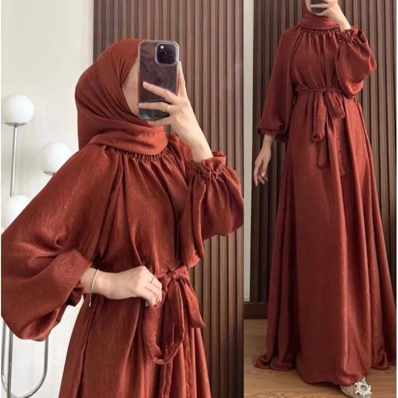 Jual GAMIS SABRINA DRESS GAMIS POLOS CRINGLE AIRFLOW PREMIUM VIRAL ...