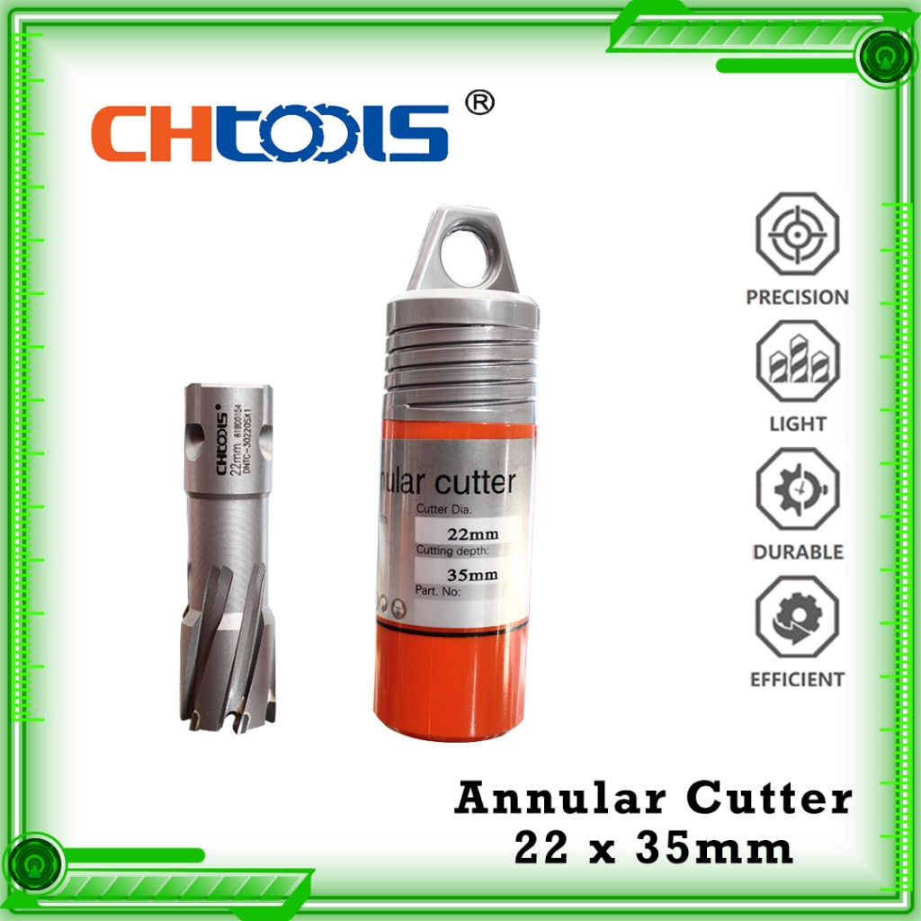 Jual Mata Bor Magnet 13mm &14mm CHTOOLS Annular Cutter Jetbroach 13mm ...