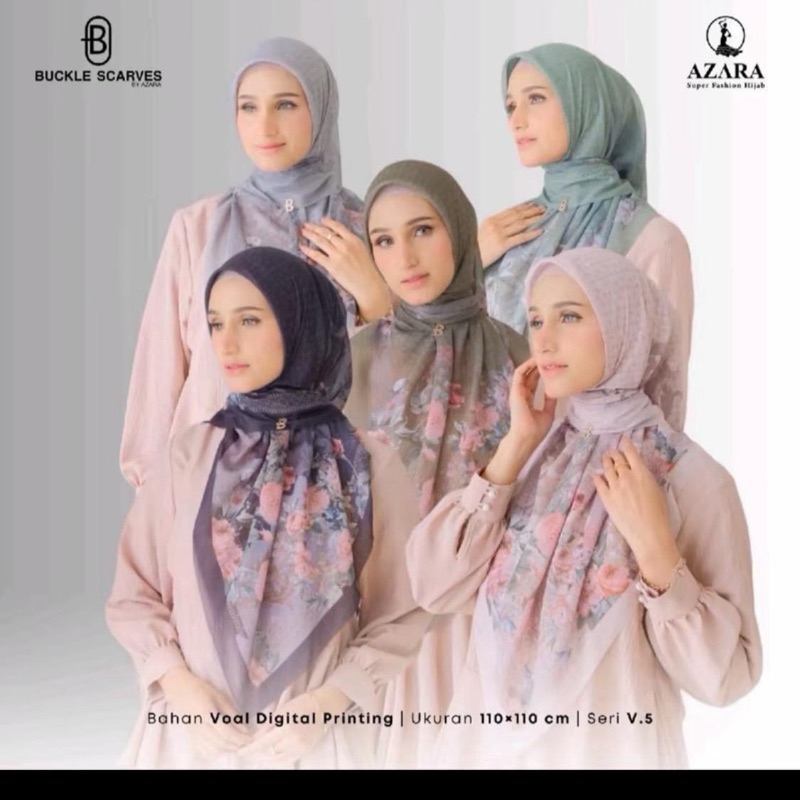 Jual DAPAT 5 JILBAB MOTIF BUCKLE POUCH | JILBAB LEBARAN | Shopee Indonesia
