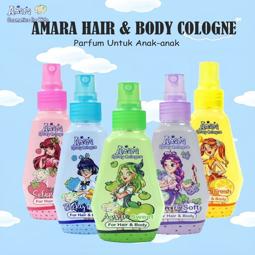 Jual Amara Spray Cologne / Parfum Anak / Cologne Anak | Shopee Indonesia