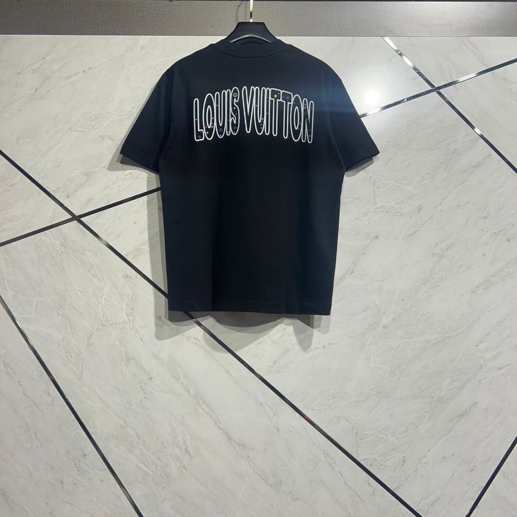 Jual LV FONT LOGO NEW TEE | Shopee Indonesia