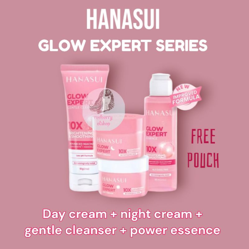 Jual REDBERRY ️ HANASUI Paket Glow Expert Series | Paket Flawless ...