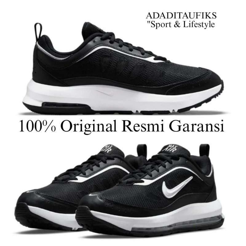 Jual Sepatu Sneakers Nike Air Max AP Black White Original CU4826-002 ...