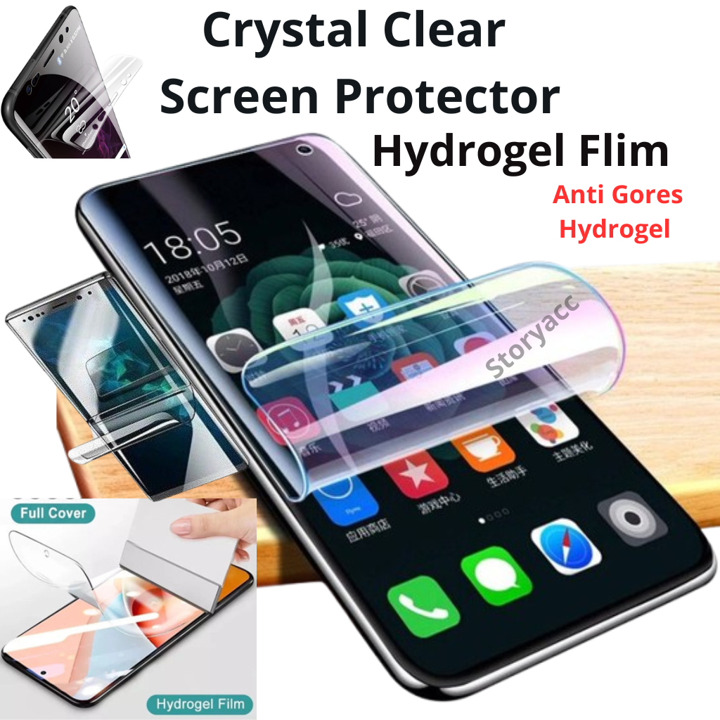Jual Hydrogel Film Crystal Clear Screen Protector Samsung S20 S21 S22 ...