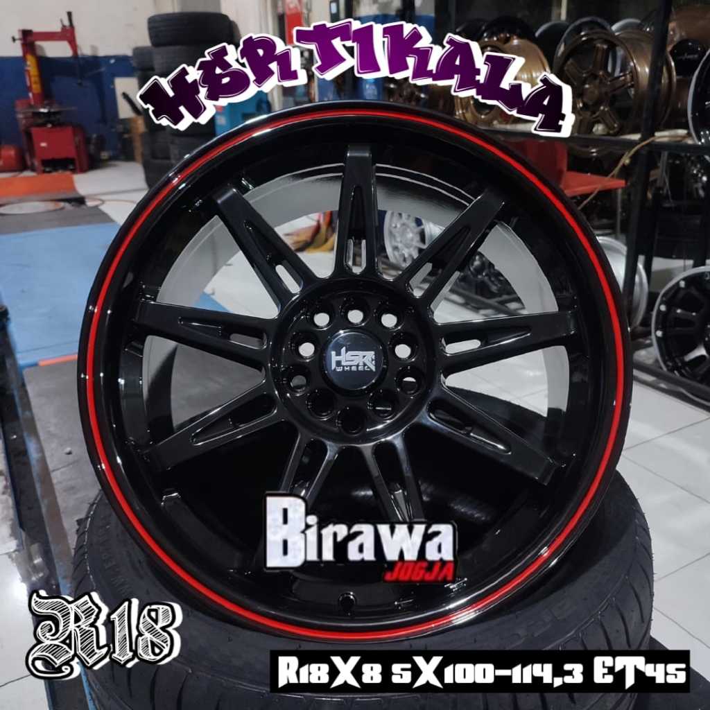 Jual Velg Racing HSR Tikala Ring 18 Baut 5 Velg Mobil R18 Subaru BRZ Avanza Xenia Civic Xpander ...