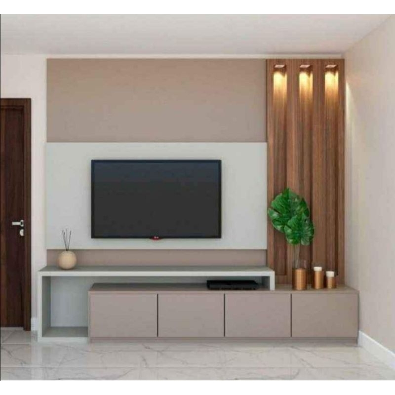 Jual backdrop tv hpl minimalis | Shopee Indonesia