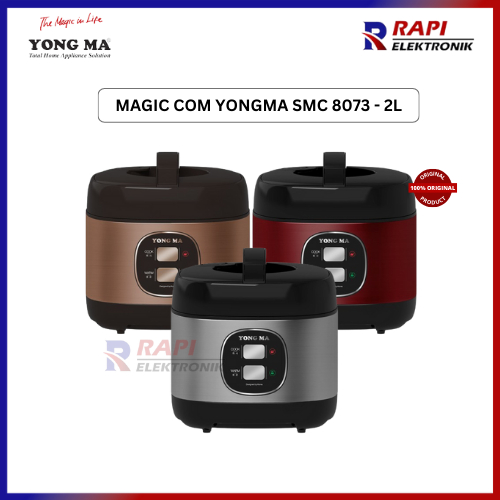 Jual MAGIC COM YONGMA 8073 2Liter 3in1 Premium Black Inner Pot | Shopee ...