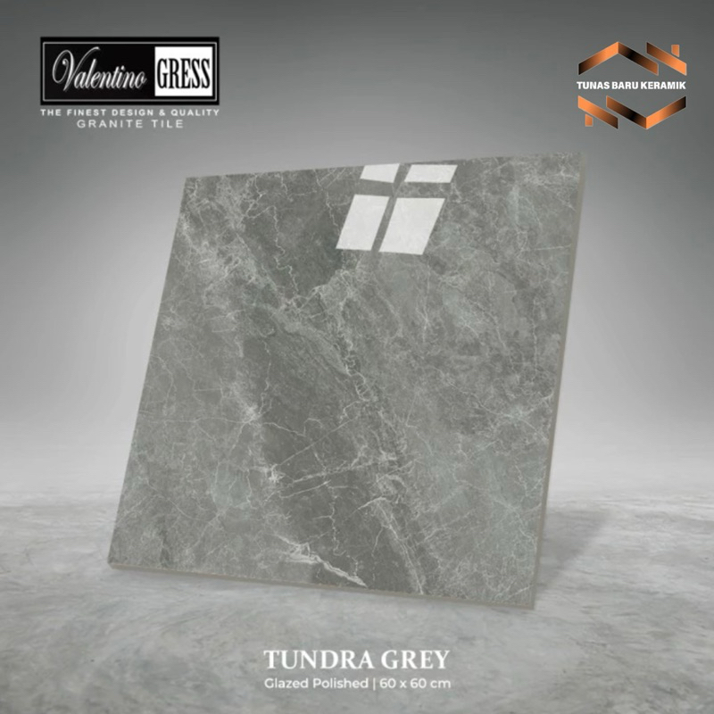 Jual Granit 60x60 Valentino Gress Tundra Grey | Glazed Polished ...