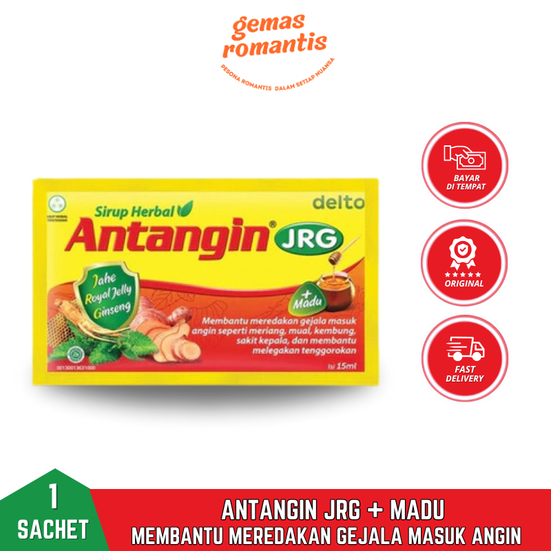 Jual Antangin JRG + Madu Sirup Herbal 1 Sachet - Obat Herbal Masuk ...