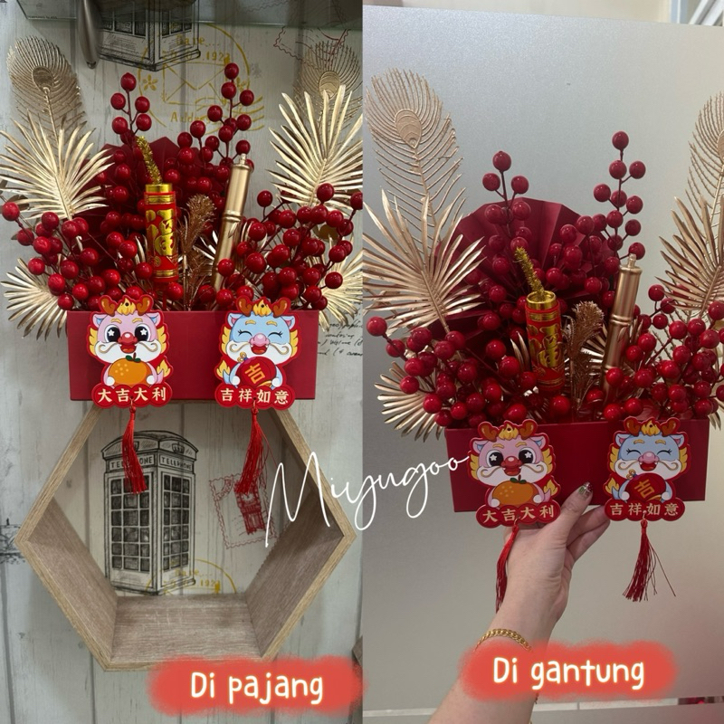 Jual Bucket fu Decoration Blessing / Bunga Keberuntungan / Bunga imlek ...