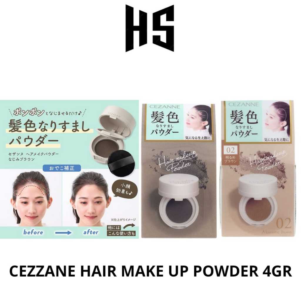 Jual Cezanne hair makeup powder 4gr penutup pitak / botak original ...