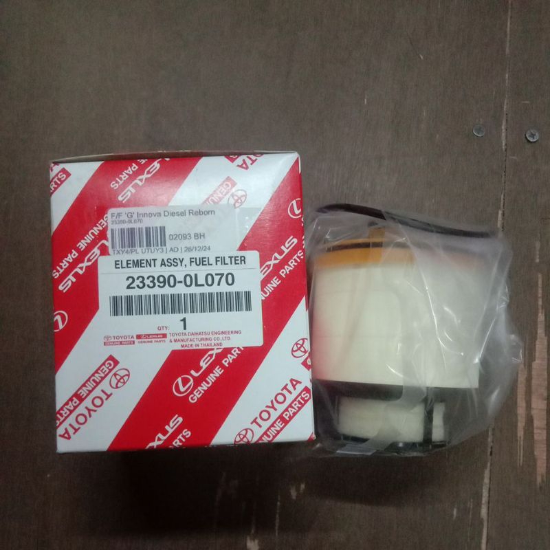 Jual Fuel Filter Filter Solar Toyota Innova Reborn original Toyota ...
