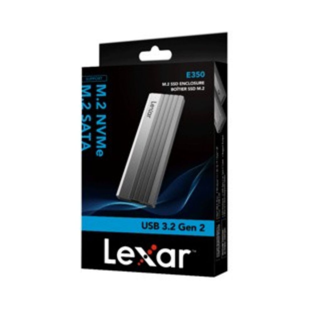 Jual LEXAR E350 SSD Enclosure M.2 NVMe / SATA SSD External Case USB 3.2 ...