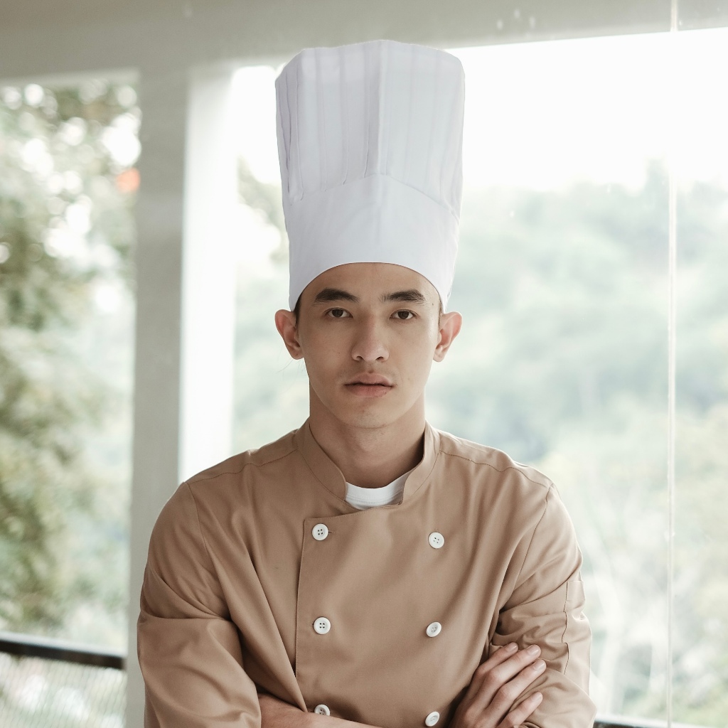 Jual Chef Series Topi Koki Tinggi (High Chef Hat) - Putih | Shopee ...