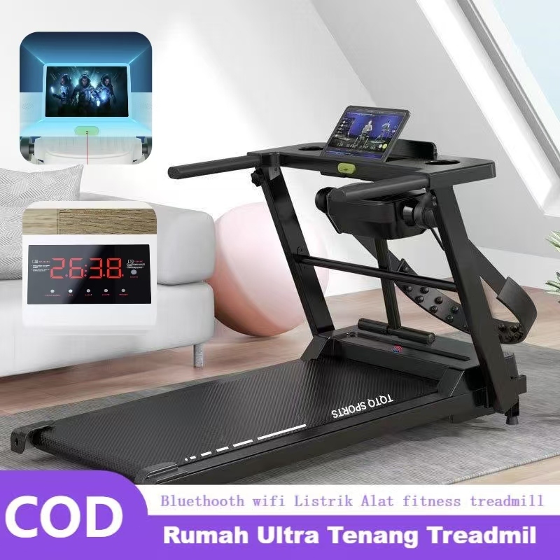 Jual Elektrik Treadmill LED Treadmill Kelas Atas yang Besar Treadmill ...