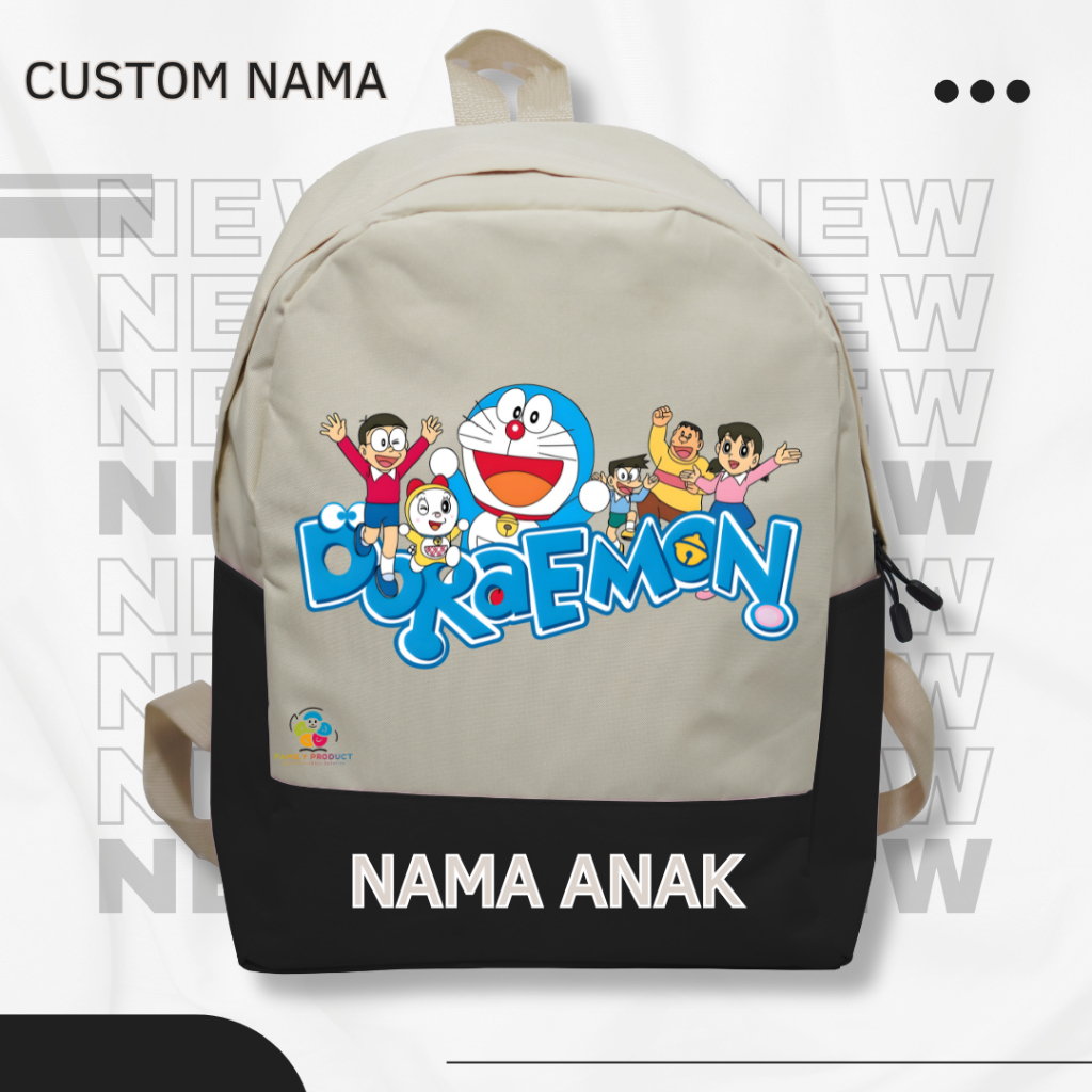 Jual Tas Ransel Backpack Anak Karakter Doraemon - Tas backpack Sekolah ...