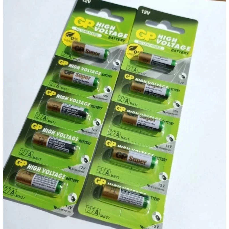 Jual Baterai Remote Mobil Bel Dll Battery 12V 27A GP High Voltage ...