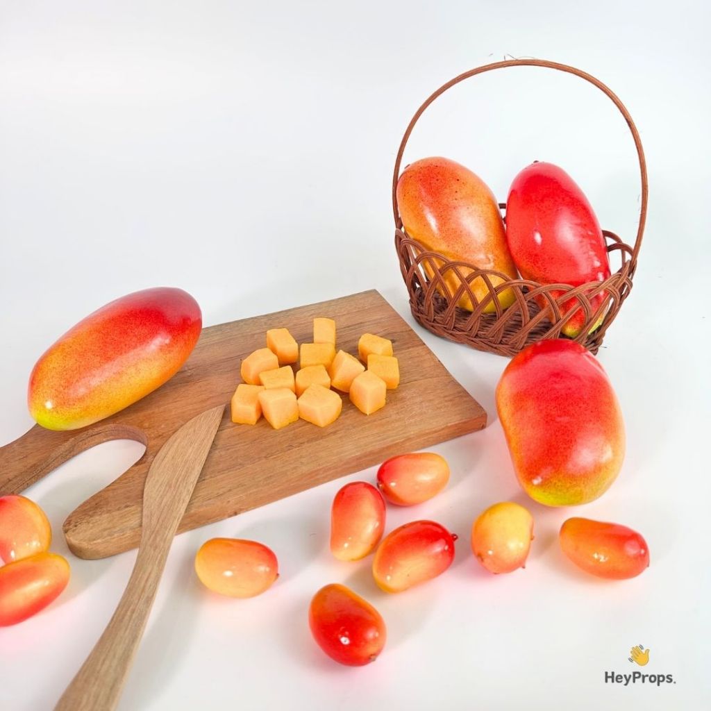 Jual HEYPROPS Mangga Merah Buah Artificial Palsu - Fake Mango Props ...