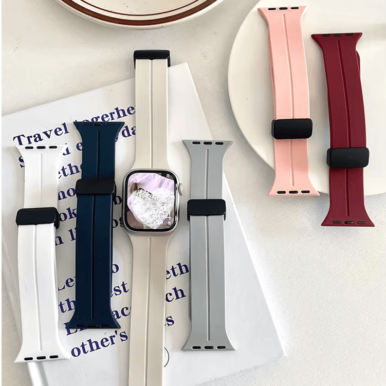 Jual 100%ORI Smartwatch Magnetic Strap Magnet Band for iWatch Apple ...