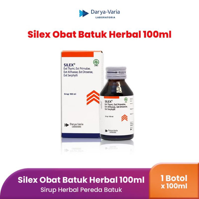 Jual SILEX OBAT BATUK HERBAL SIRUP 100ml | Shopee Indonesia
