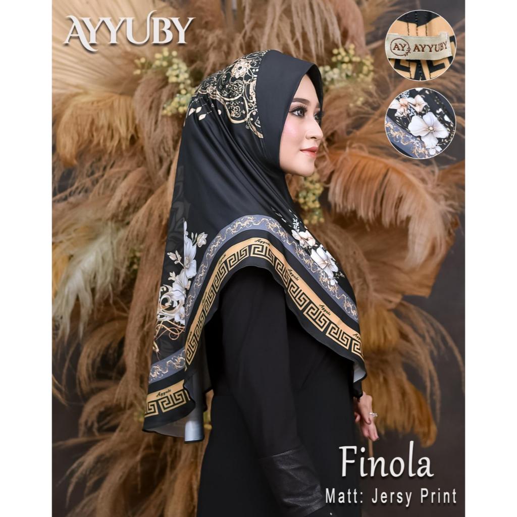 Jual QNARA HIJAB - FINOLA BERGO MATT PRINTING BY AYYUBY | Shopee Indonesia