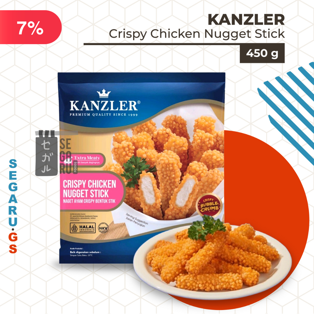 Jual KANZLER Crispy Chicken Nugget Stick Ayam 450 gram | Shopee Indonesia