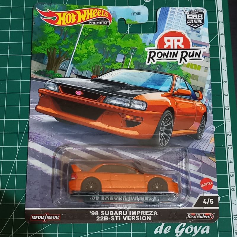 Jual Hotwheels premium Ronin Run Subaru Impreza 22b sti ver loose card ...