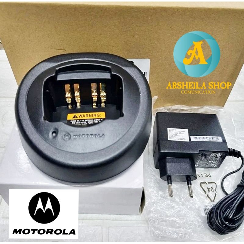 Jual Charger cas Ht motorolan gp 338 gp 328 gp 338 plus Ats 2500 ...