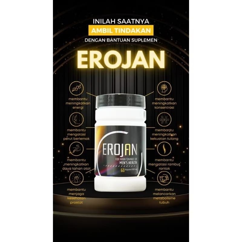 Jual Erojan Multivitamin Original isi 60 kapsul | Shopee Indonesia