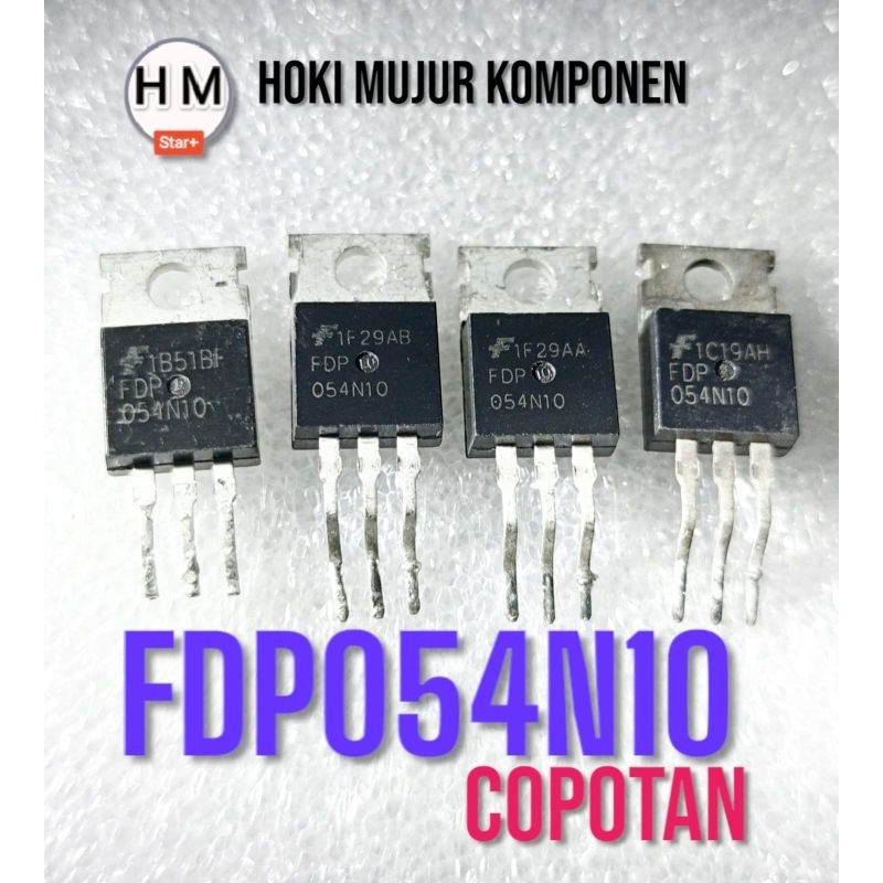 Jual MOSFET FDP054N10 COPOTAN | FDP 054N10 100V/144A | Shopee Indonesia