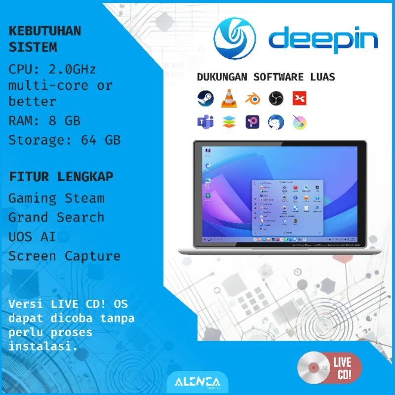 Jual Deepin OS - Sistem Operasi Linux | Shopee Indonesia