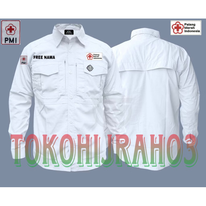 Jual SERAGAM TACTIKAL DRILL PMI PALANG MERAH INDONESIA SERAGAM PDL ...