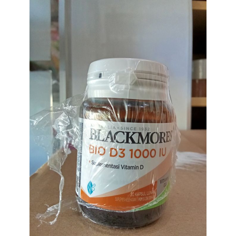Jual BLACKMORES BIO D3 1000 IU Suplementasi Vitamin D @30 cap lunak ...