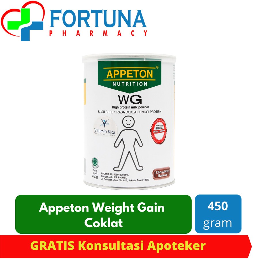 Jual APPETON WIEIGHT GAIN | Rasa Vanilla | 450 gram | Shopee Indonesia