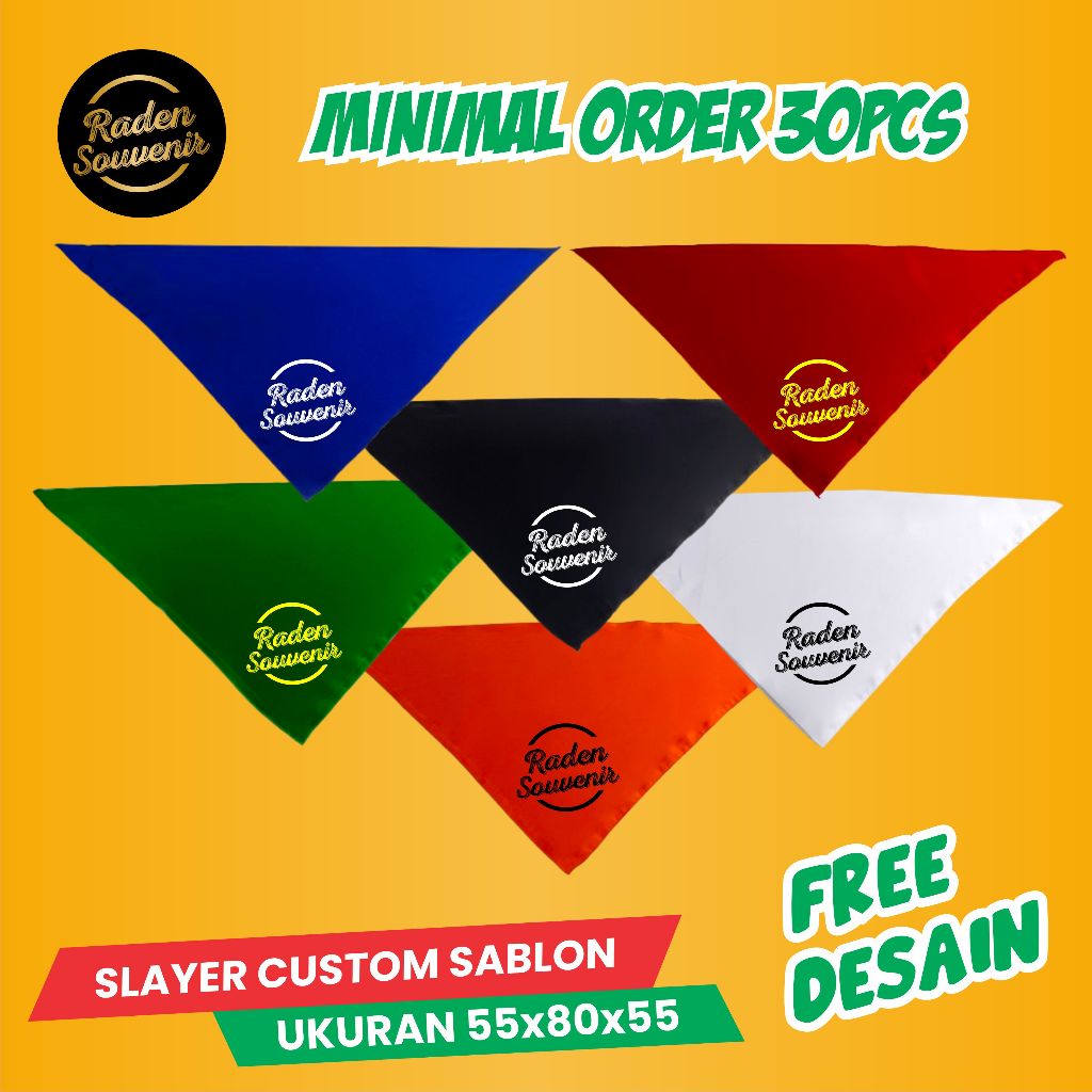 Jual Slayer Syal Haji & Umroh Penanda Rombongan Custom Sablon Ukuran ...