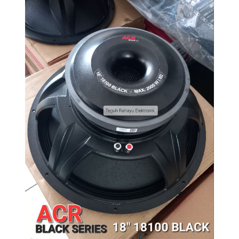 Jual SPEAKER ACR BLACK SERIES 18" 18100 BLACK (ORIGINAL) | Shopee Indonesia
