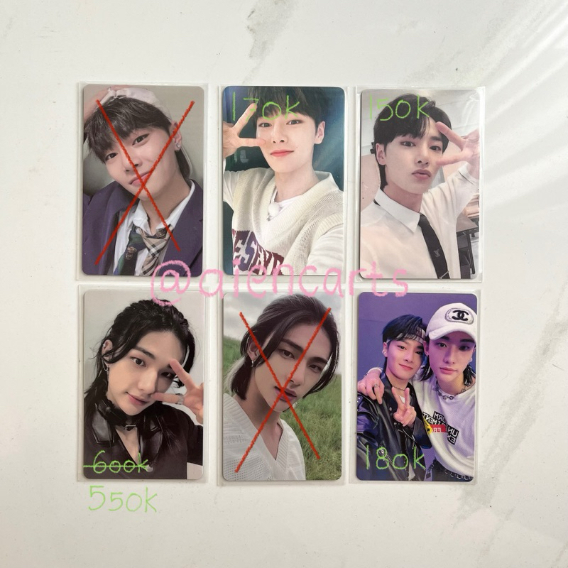 Jual pc photocard jeongin ayen i.n hyunjin hj skz stray kids luckydraw ...