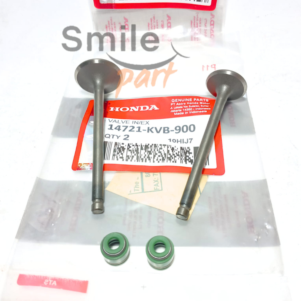 Jual Klep set Vario KVB Payung klep Vario Karbu Vario 110 KVB + Seal Klep Sil Valve In Ex Honda ...